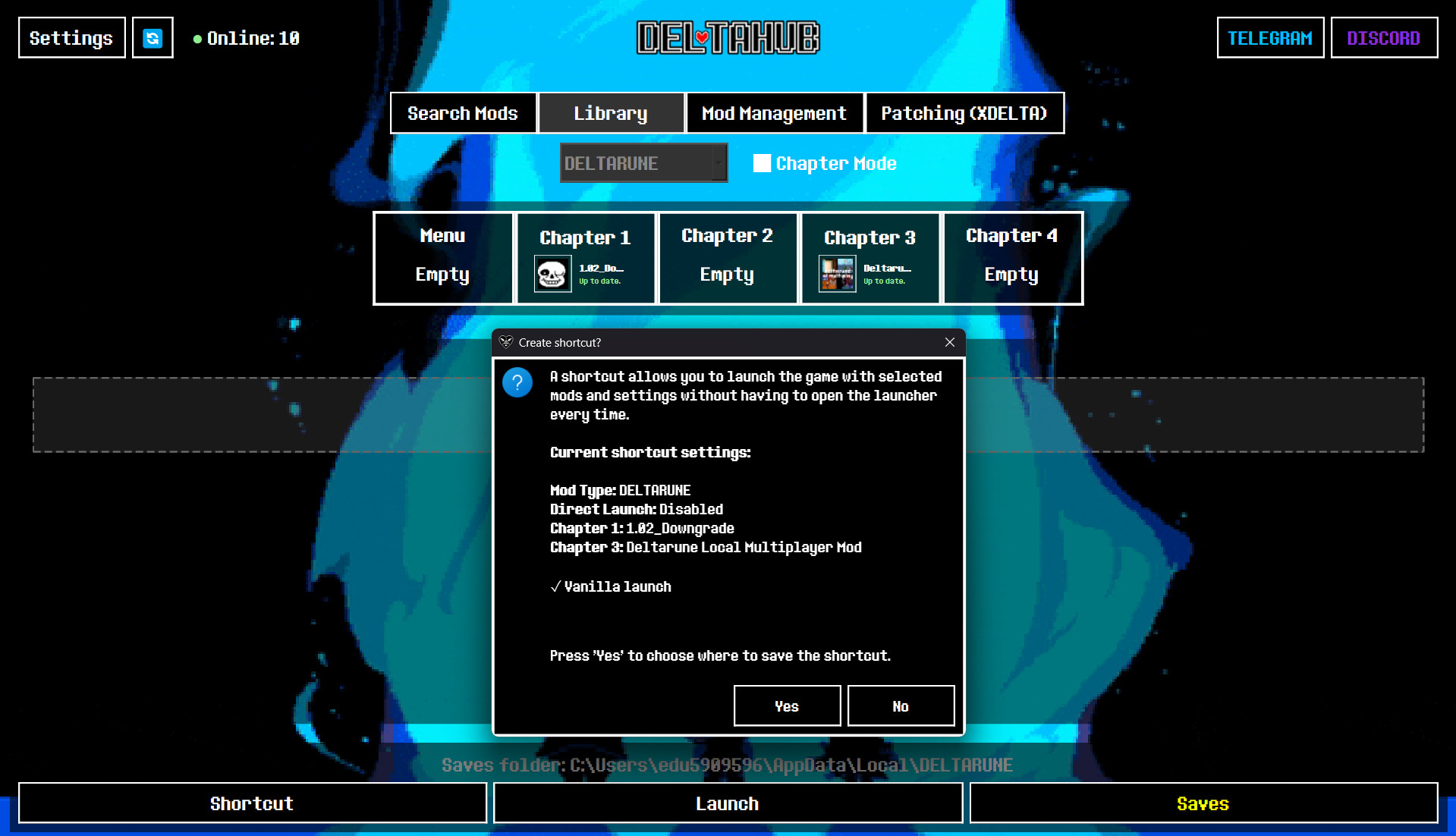 DELTAHUB Modding Tool for Deltarune | DR Modding Tools