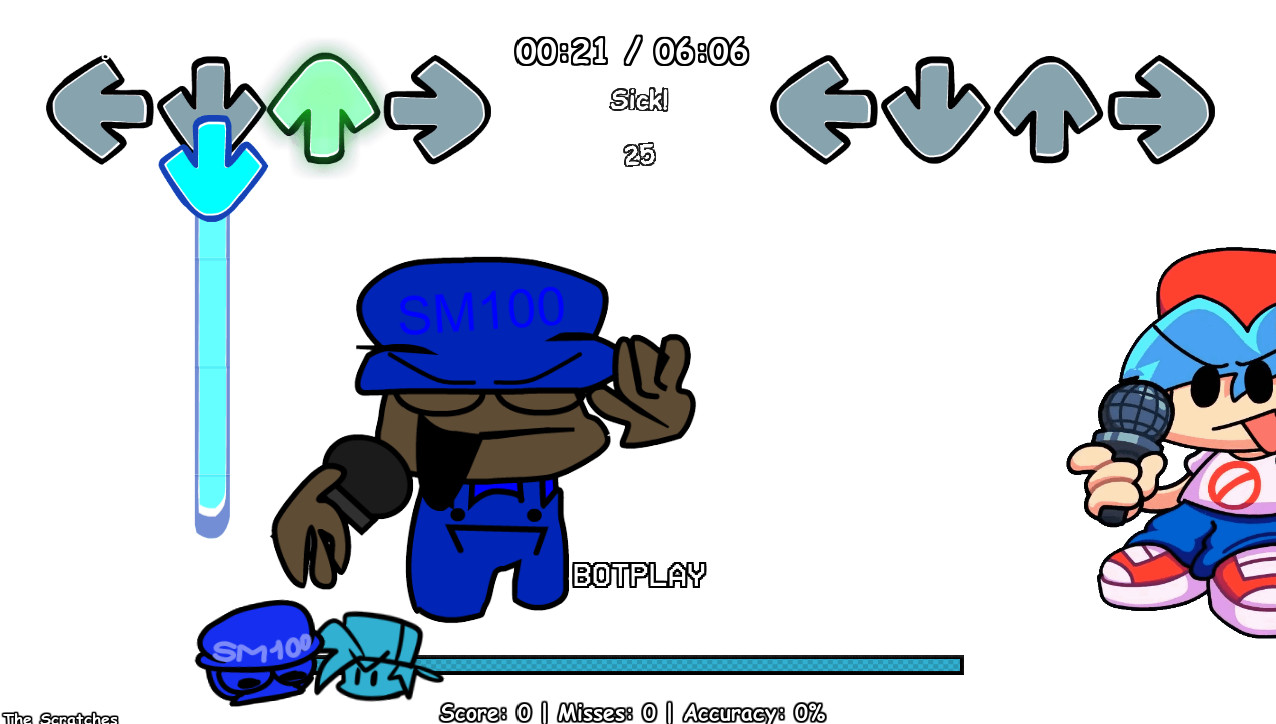 FNF DNB: Golden Apple 1.5 Hud Modding Tool for Friday Night Funkin ...