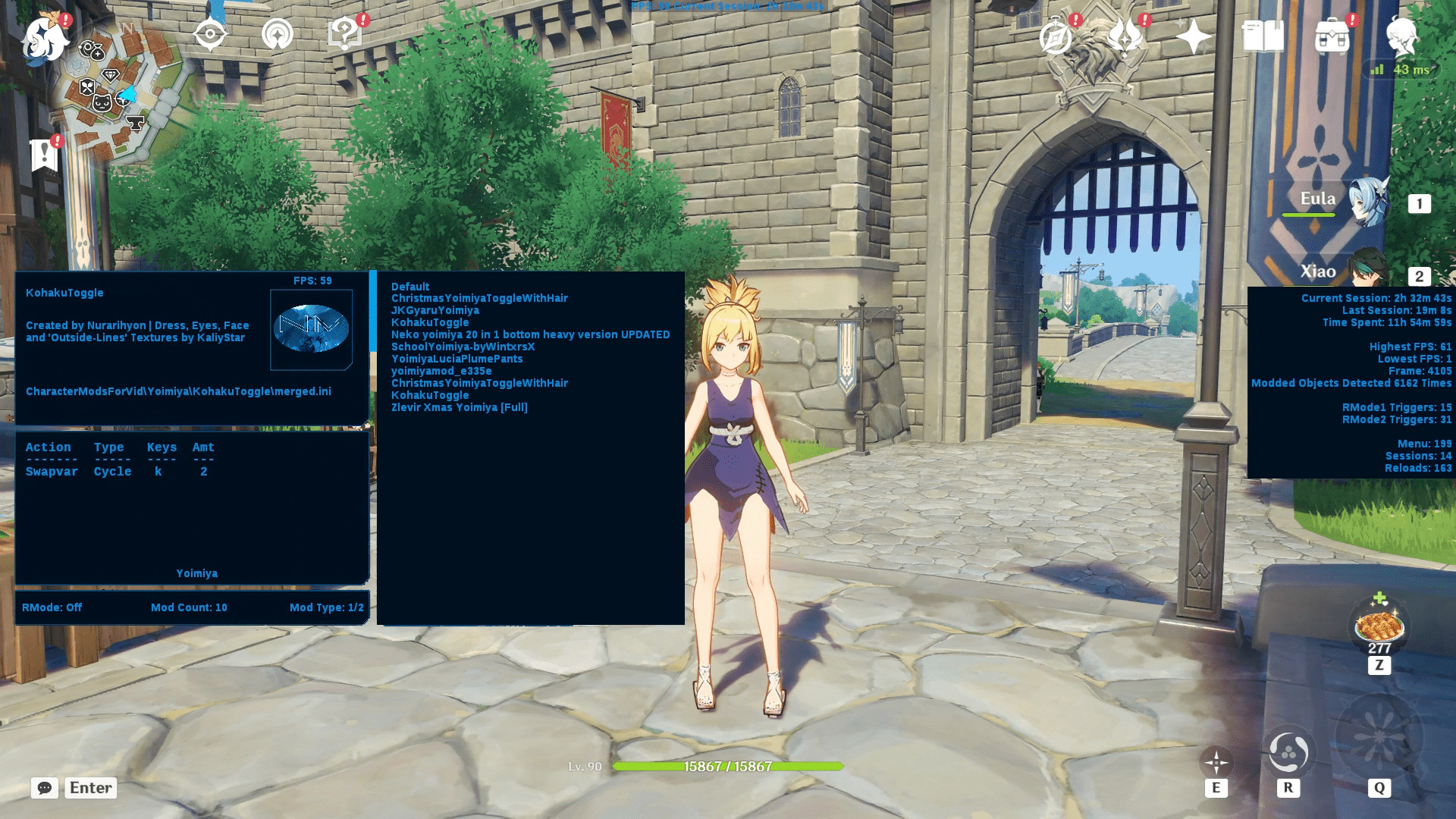 In-Game 'Mod Manager' for GIMI Modding Tool for Genshin Impact | GI Modding Tools