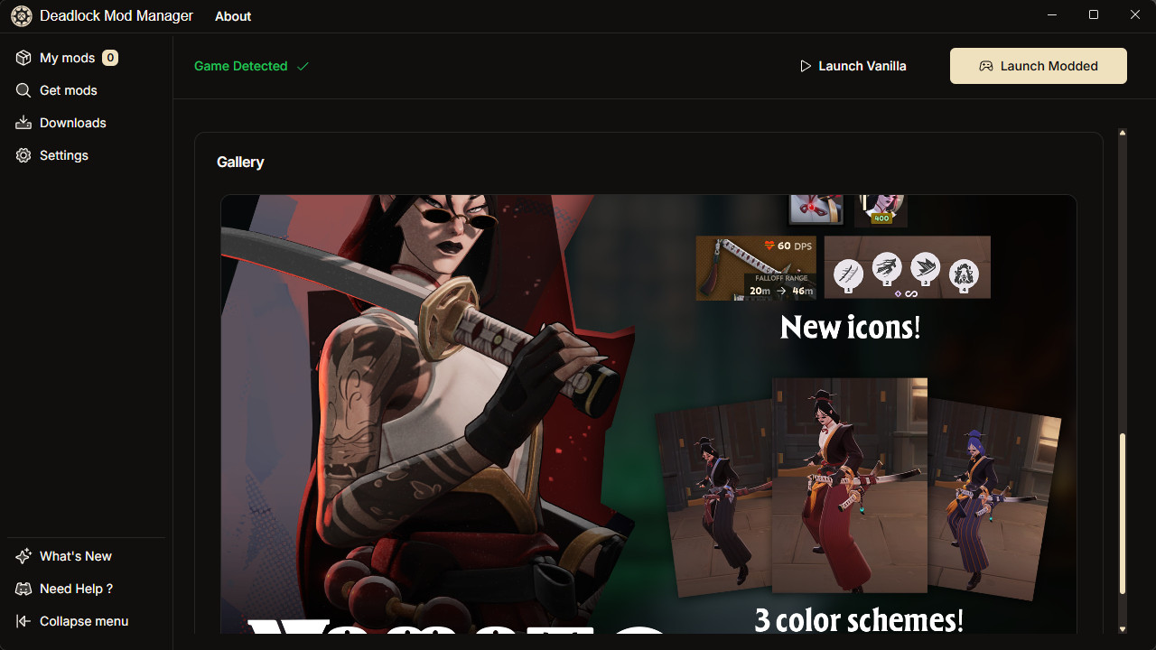 Deadlock Mod Manager Modding Tool for Deadlock | DL Modding Tools