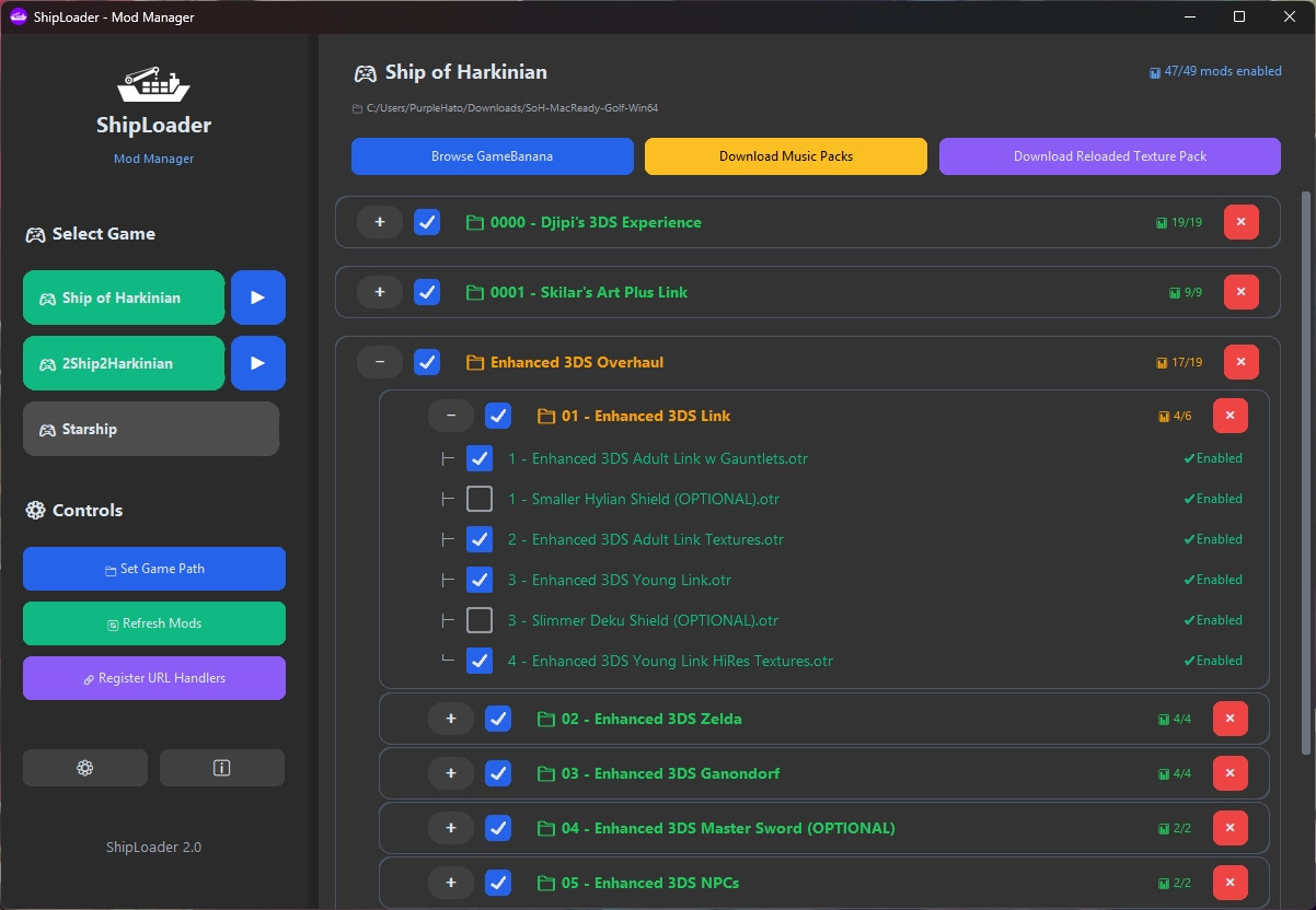 Shiploader Modding Tool for Ship of Harkinian (Ocarina of Time PC Port) | SoH Modding Tools