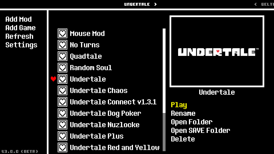 Undertale Mod Manager Modding Tool for UNDERTALE | UNDERTALE Modding Tools