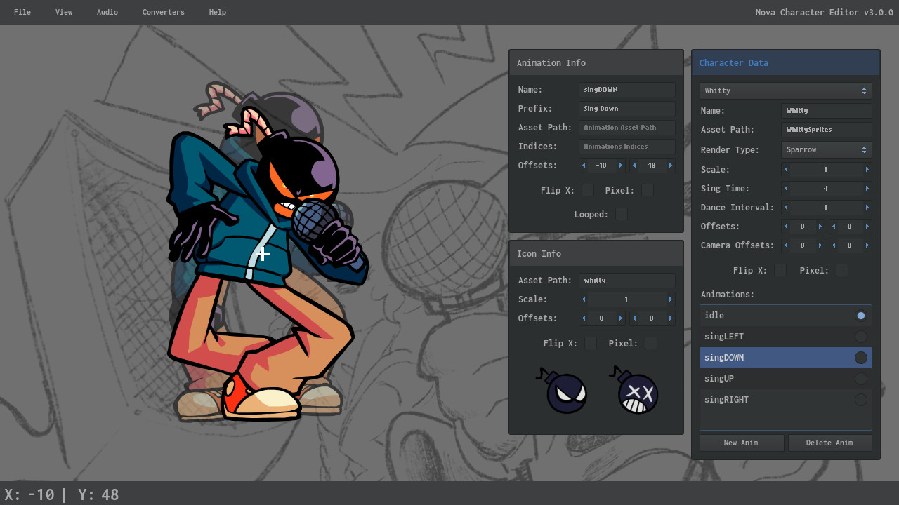 V-Slice Character Editor [REFRESHED] V3 Modding Tool for Friday Night ...
