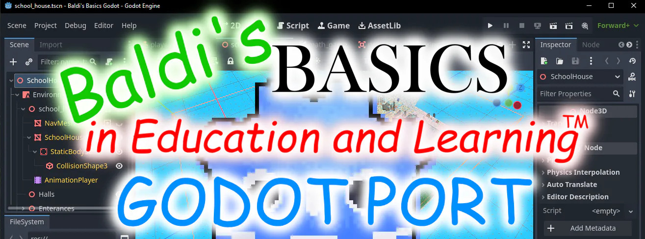 Baldi's Basics Godot Port Revisited Modding Tool for Baldi's Basics ...