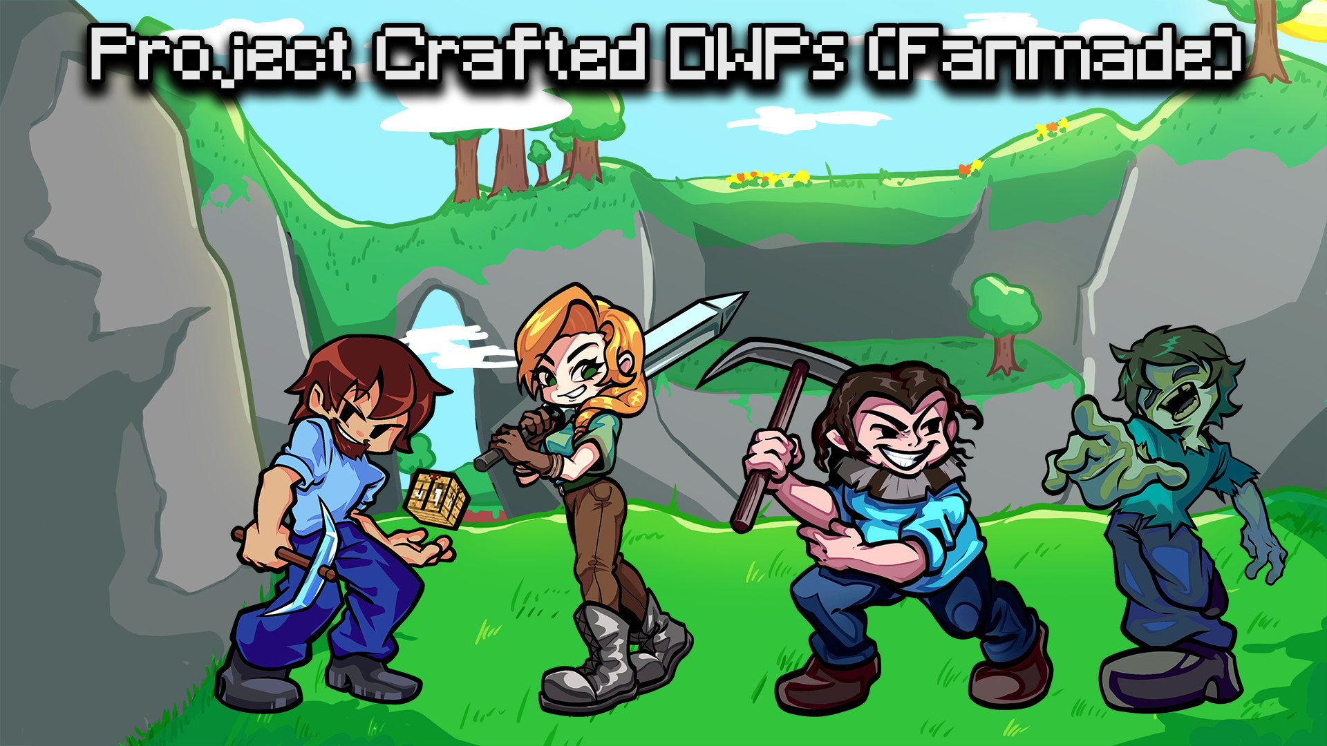 Project Crafted DWP pack (Fanmade) Modding Tool for Friday Night Funkin ...