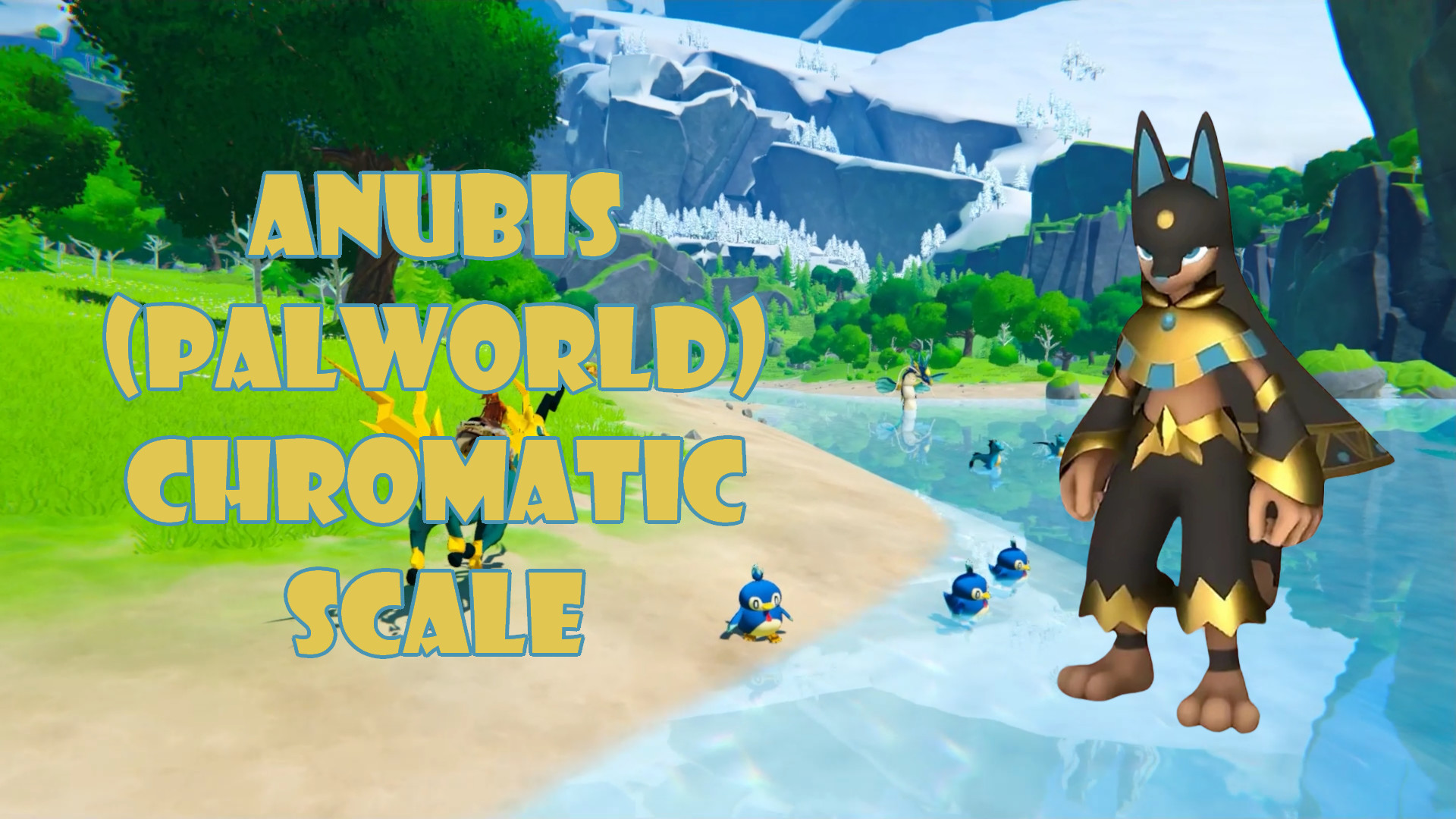 Anubis (Palworld) chromatic scale Modding Tool for Friday Night Funkin' | FNF Modding Tools