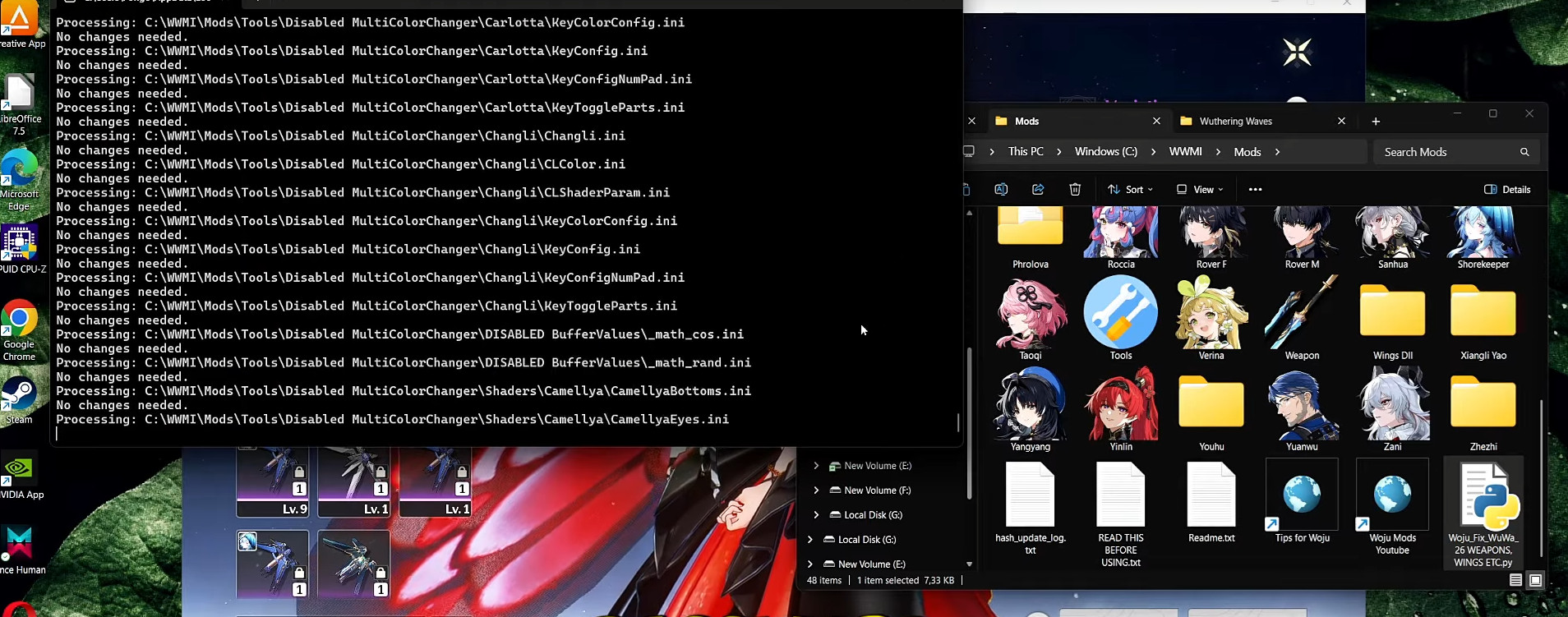 old mod fixing tool Modding Tool for Wuthering Waves | WuWa Modding Tools