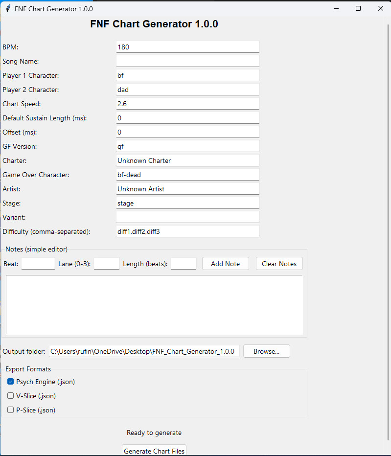 FNF Chart Generator Modding Tool for Friday Night Funkin' | FNF Modding ...