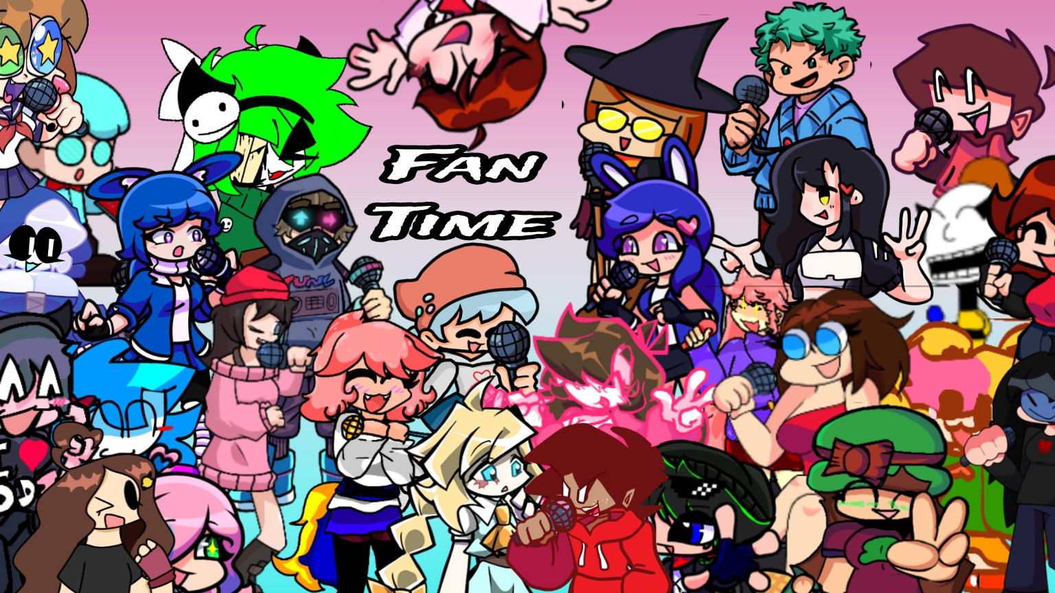 DWP Pack Of Fangirls & Fanboys Modding Tool for Friday Night Funkin ...