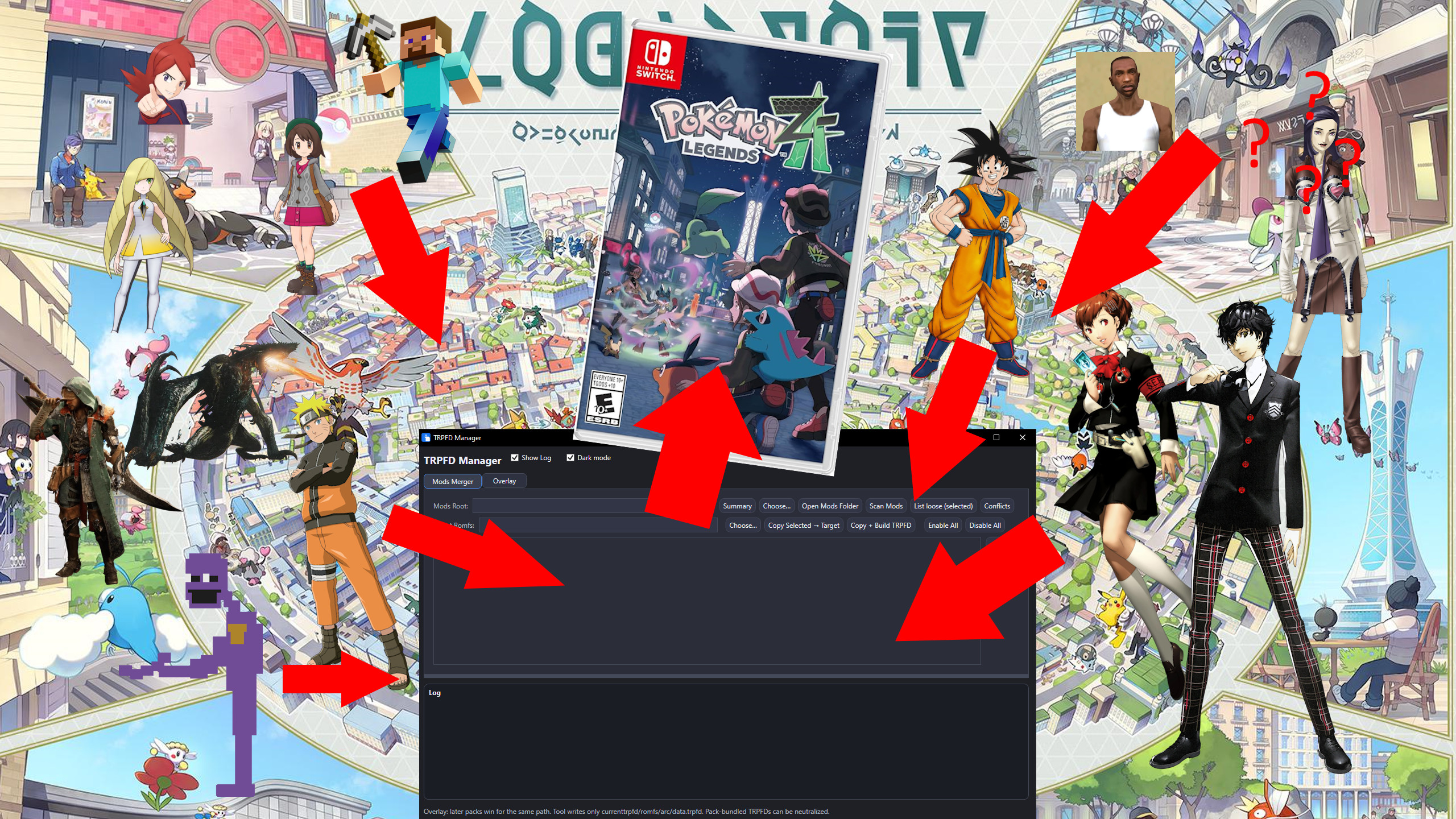 TRPFD MOD Manager Modding Tool for Pokémon Legends: Z-A | Pokemon ZA ...