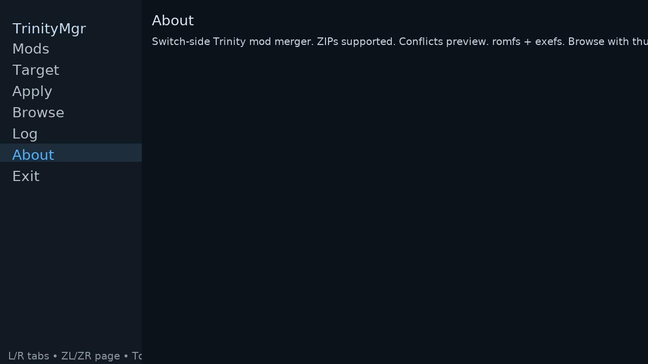 Trinity Mod Manager for Nintendo Switch Modding Tool for Pokémon Legends: Z-A | Pokemon ZA ...