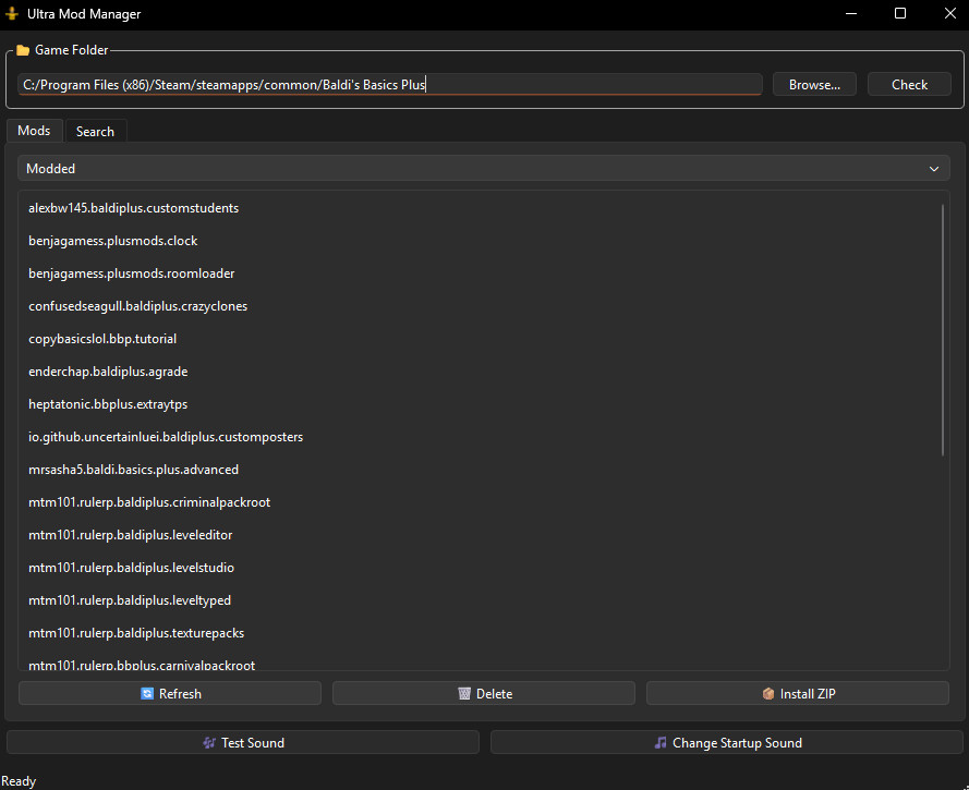 Ultra mod manager Modding Tool for Baldi's Basics | Baldi Modding Tools