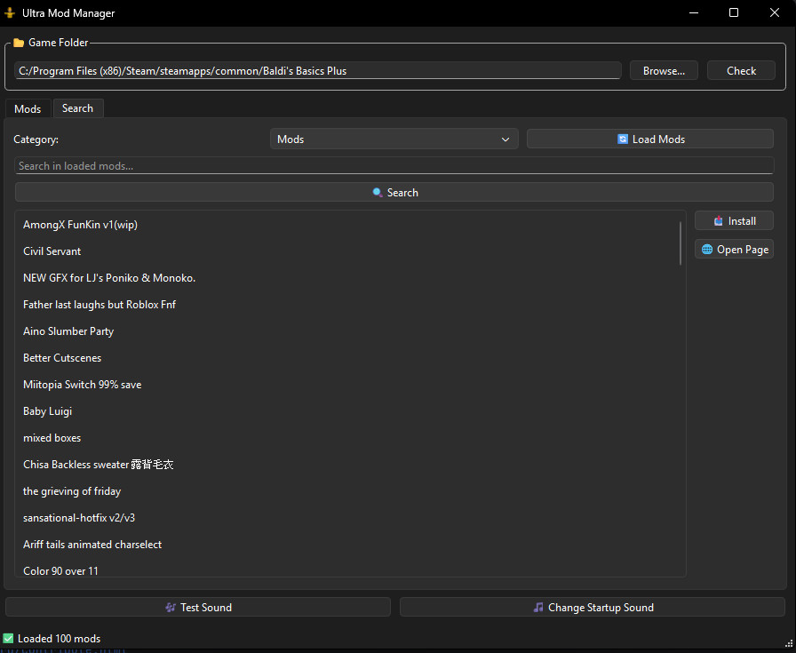 Ultra mod manager Modding Tool for Baldi's Basics | Baldi Modding Tools