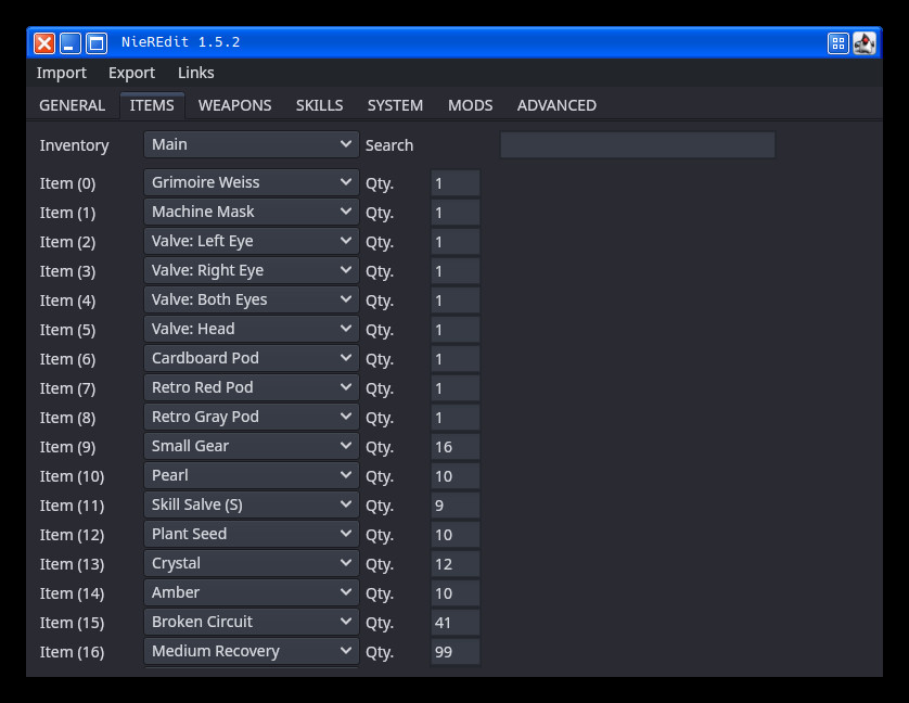 NieREdit - NieR:Automata Save Editor Modding Tool for NieR: Automata ...