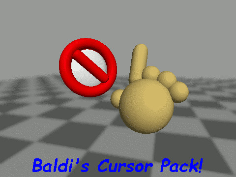 Baldi's Cursor Pack Modding Tool for Baldi's Basics | Baldi Modding Tools