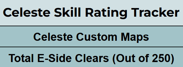 CSR E-Side Quick Installers Modding Tool for Celeste | Celeste Modding ...