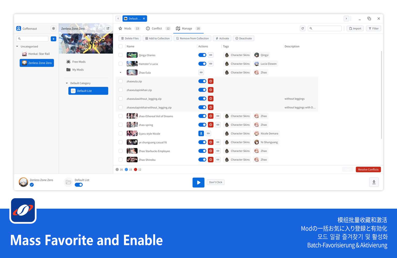 Mod Manager Pro: Browse, Batch, Resolve Modding Tool for Honkai Star ...