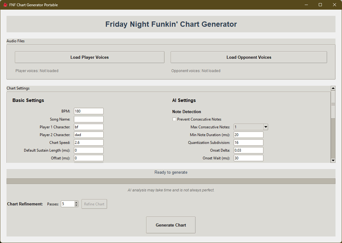 FNF Chart Generator Portable Modding Tool for Friday Night Funkin ...
