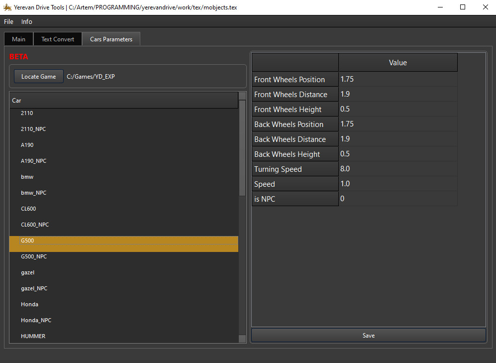Yerevan Drive Tools Modding Tool for Yerevan Drive | YD Modding Tools