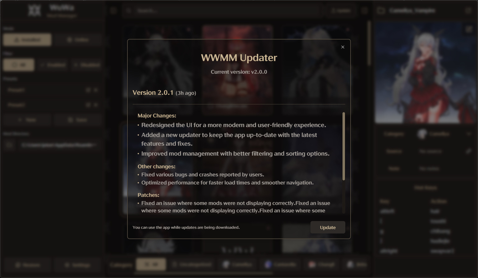 Integrated Mod Manager Modding Tool for Wuthering Waves | WuWa Modding ...