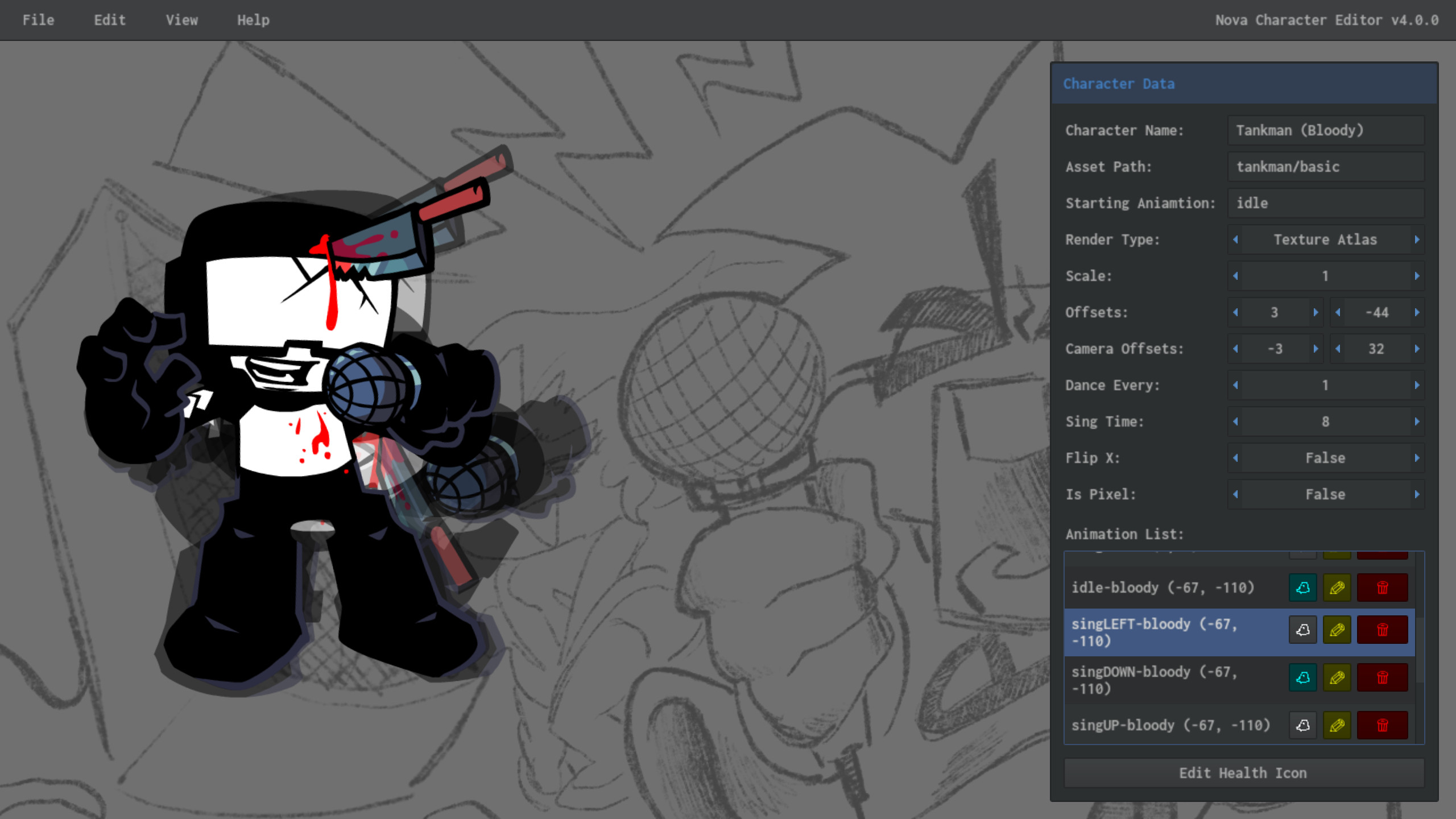 V-Slice Character Editor V4 Modding Tool for Friday Night Funkin' | FNF ...