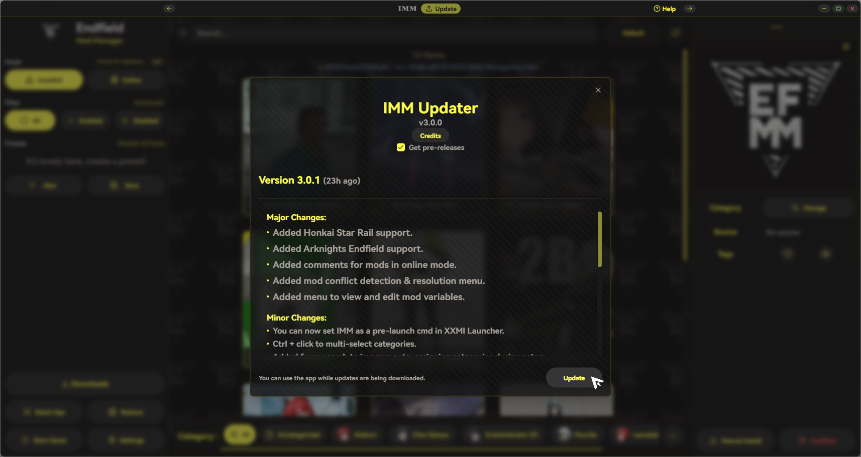 Integrated Mod Manager Modding Tool for Arknights: Endfield | Endfield ...
