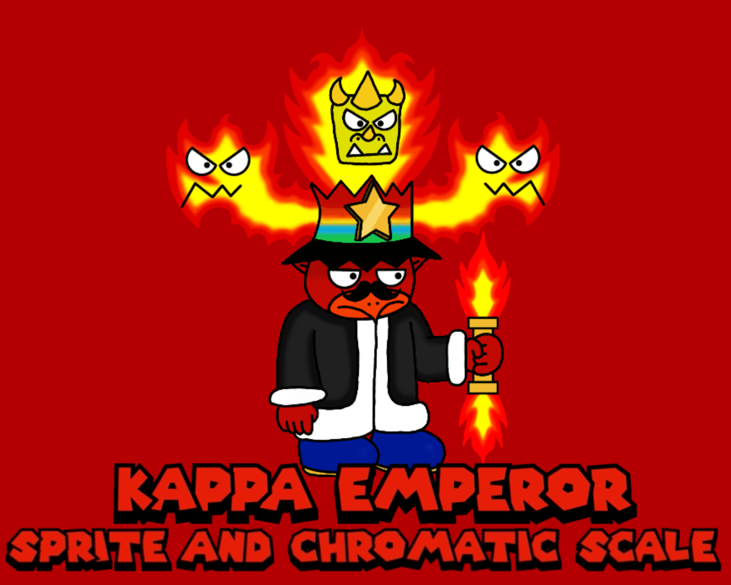 FNF Kappa Emperor Sprite, Chromatic scale and Dwp Modding Tool for ...