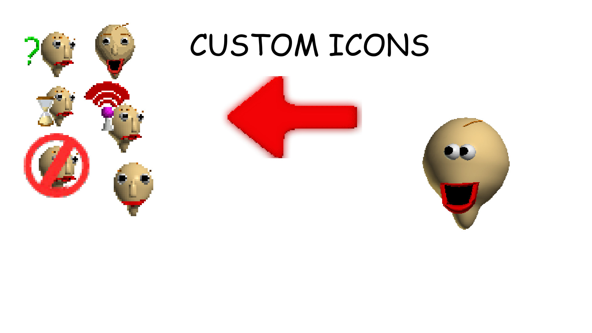 Baldi Head Cursor (Windows and Linux) Modding Tool for Baldi's Basics ...