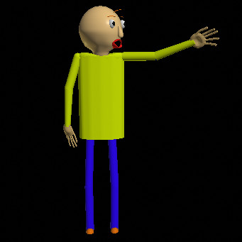 Equals Three Baldi Offical Model! Modding Tool for Baldi's Basics ...