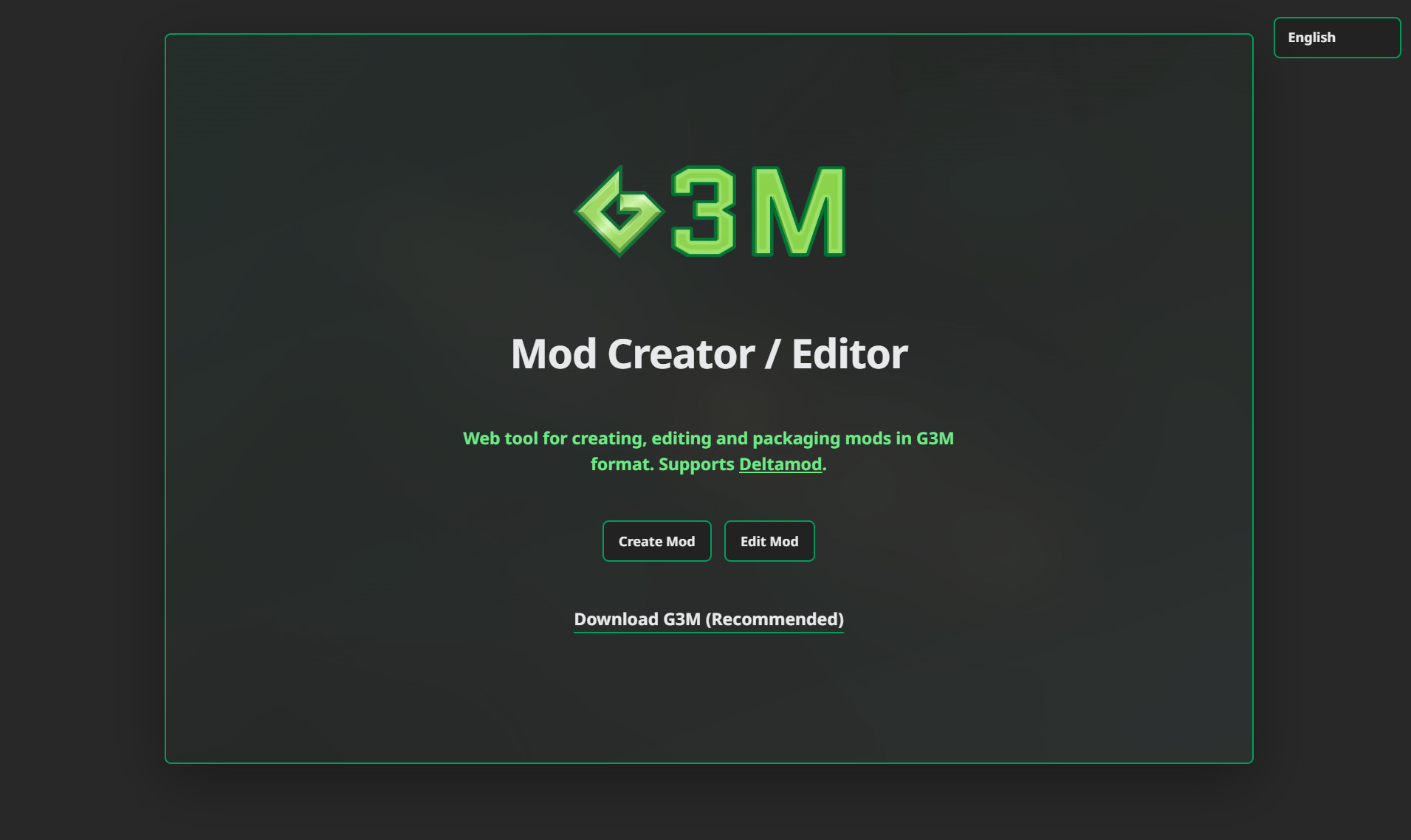 G3M Mod Creator/Editor Modding Tool for Deltarune | DR Modding Tools