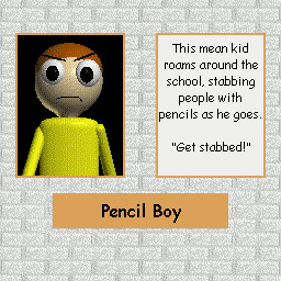 Pencil Boy Package Modding Tool for Baldi's Basics | Baldi Modding Tools