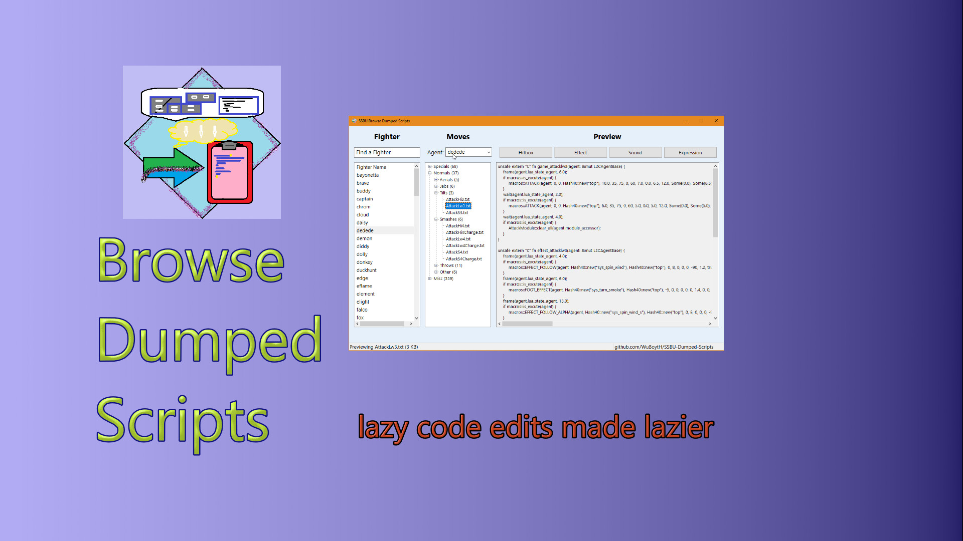 Browse Dumped Scripts Modding Tool for Super Smash Bros. Ultimate ...