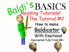 How Make Baldicator How in BB+ and other Demos. Tutorial for Baldi's ...