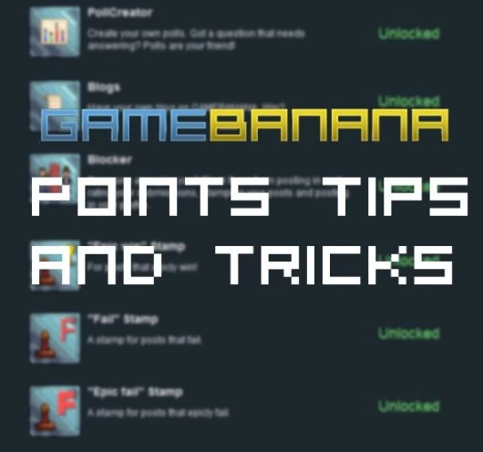 Points tips and tricks Tutorial for GameBanana | GB Tutorials