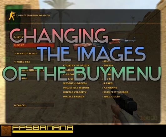 Changing buy menu images Tutorial for Counter-Strike: Source | CS:S ...