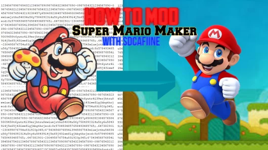 How To EASILY Mod Super Mario Maker With SDCafiine Tutorial for Super ...