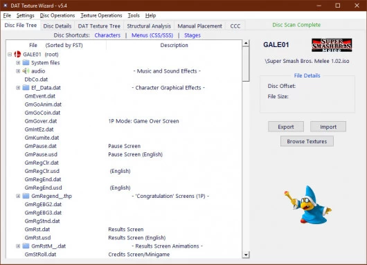 DAT Texture Wizard: The Basics Tutorial for Super Smash Bros. Melee ...