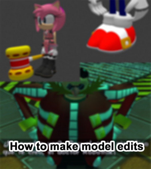 Model replacing on Blender Tutorial for Sonic Adventure DX | SADX Tutorials