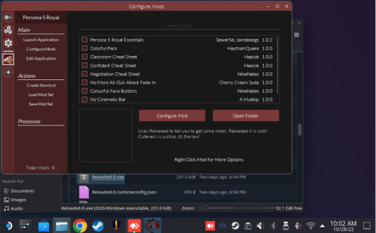 Steam Deck - Reloaded-II Setup Guide Tutorial for Persona 5 Royal (PC) | P5R (PC) Tutorials