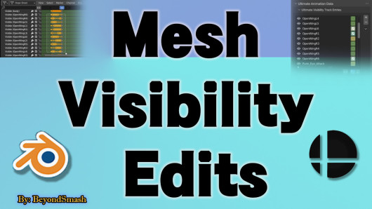 Mesh Visibility Edit Guide [3 Parts] (Wi-Fi Safe) Tutorial for Super Smash Bros. Ultimate | SSBU ...