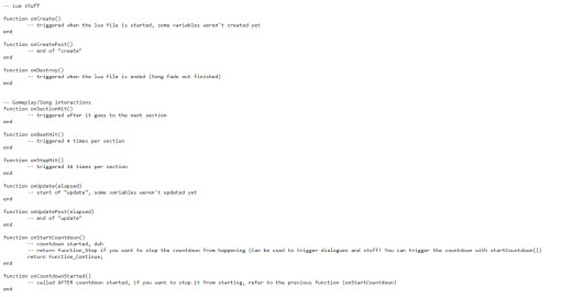 All lua functions Tutorial for Friday Night Funkin' | FNF Tutorials