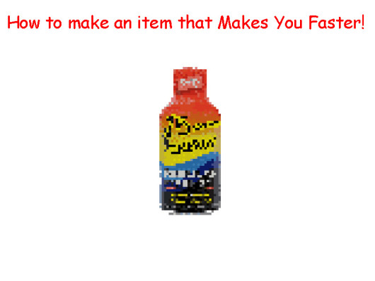 How to Make an item that speeds you up Tutorial for Baldi's Basics ...