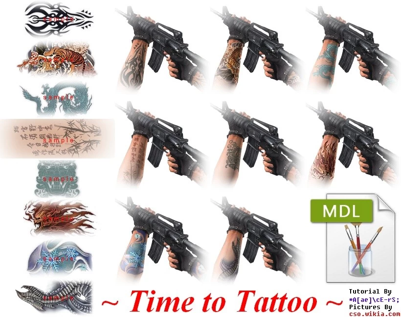 Counter Strike Source Tattoos Spade | Counter Strike Online Wiki
