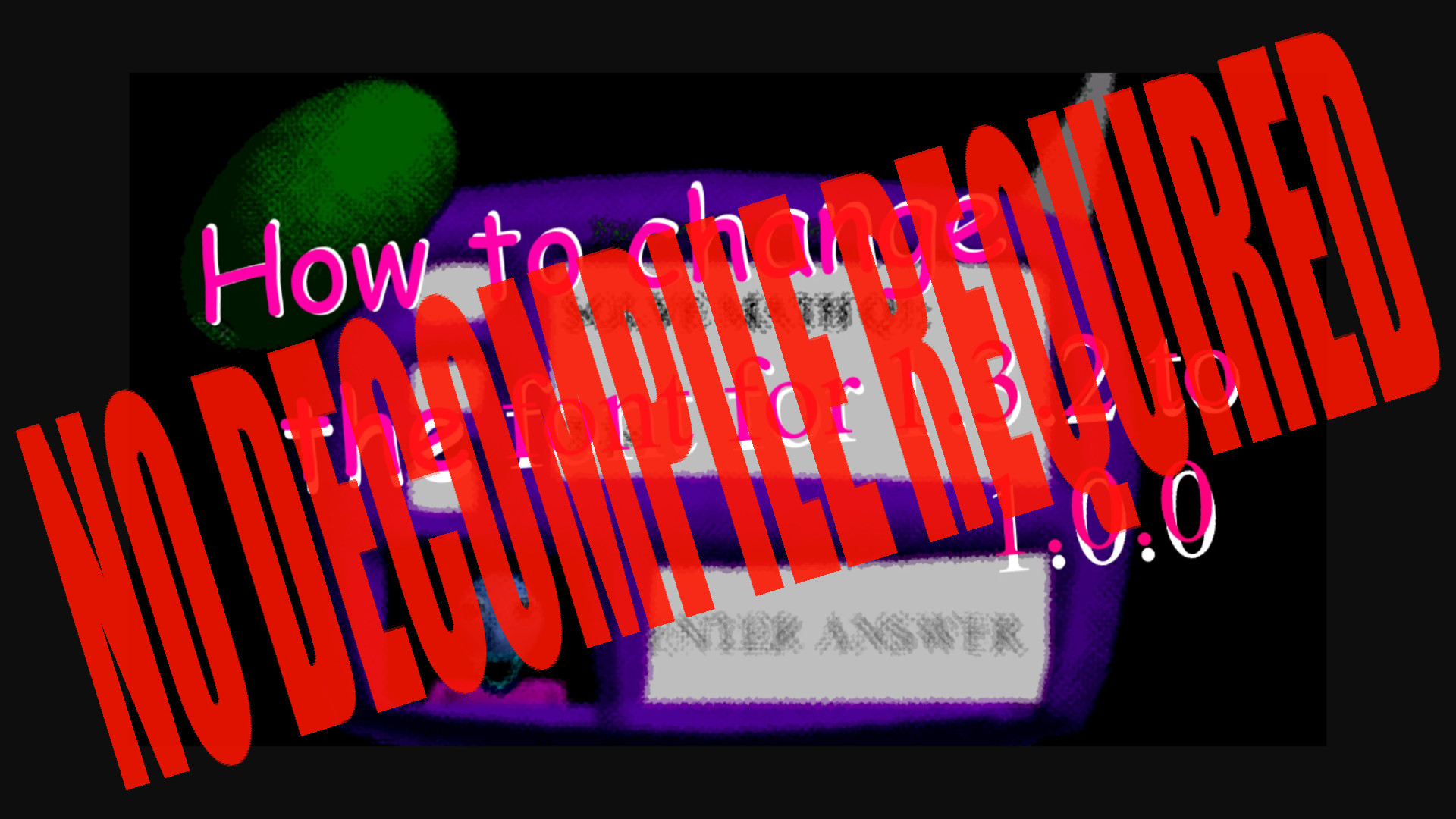 How to Change the Text Font in 1.3.2 - 1.0.0 Tutorial for Baldi's ...