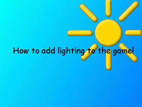 How to add lighting to the game! Tutorial for Baldi's Basics | Baldi ...