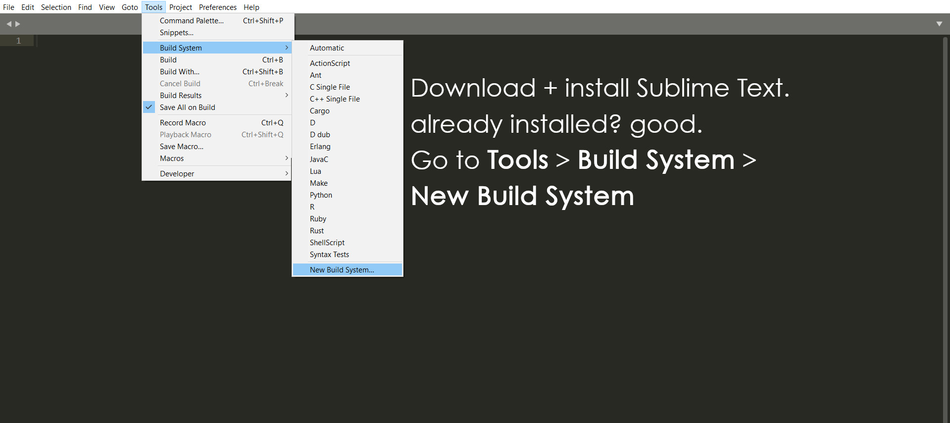 Sublime Text Configuration for Compilers [Goldsource Engine] [Tutorials]
