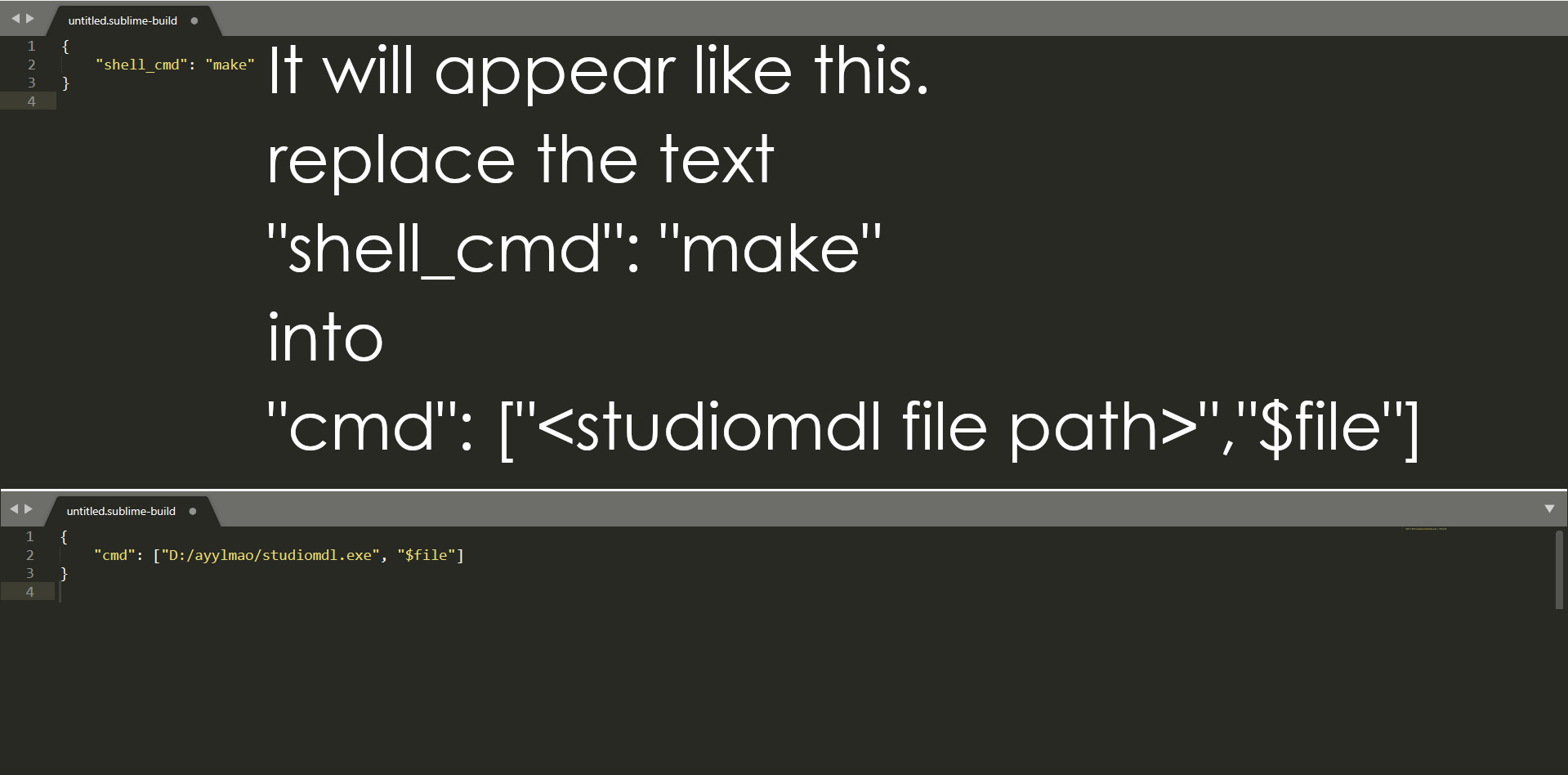 Sublime Text Configuration for Compilers [Goldsource Engine] [Tutorials]