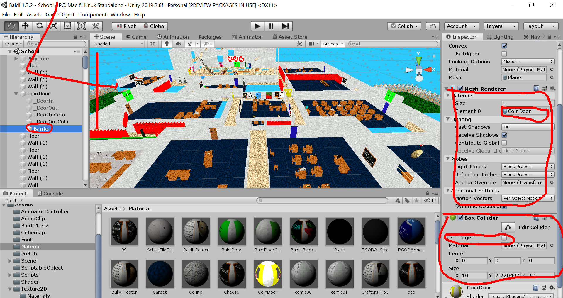 How to make a Coin Door Tutorial for Baldi's Basics | Baldi Tutorials