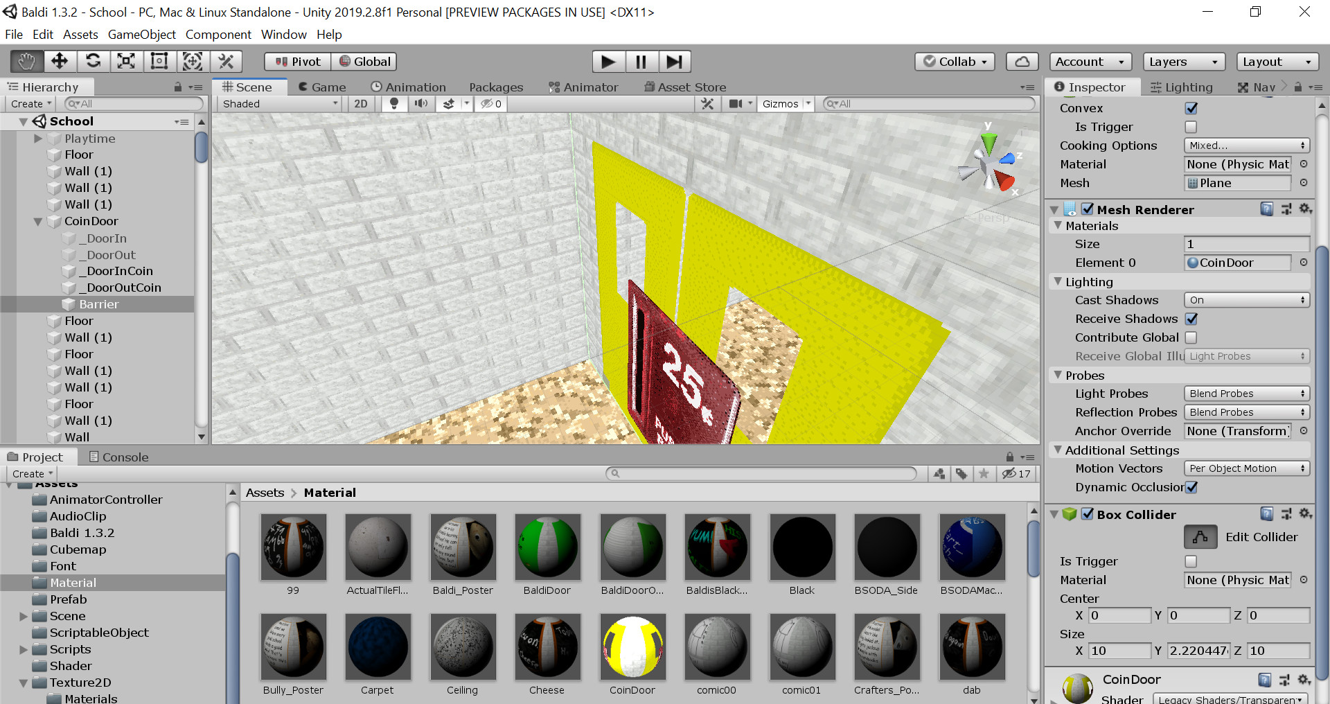 How to make a Coin Door Tutorial for Baldi's Basics | Baldi Tutorials