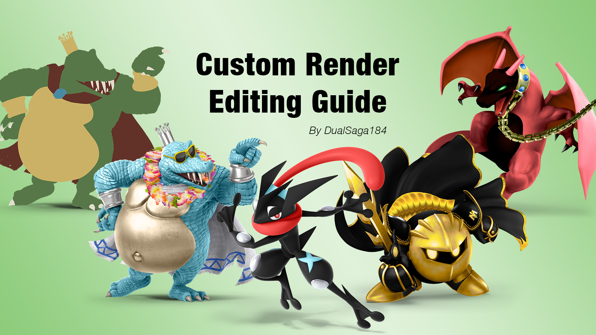 Custom Render Editing Guide Tutorial for Super Smash Bros. Ultimate | SSBU Tutorials